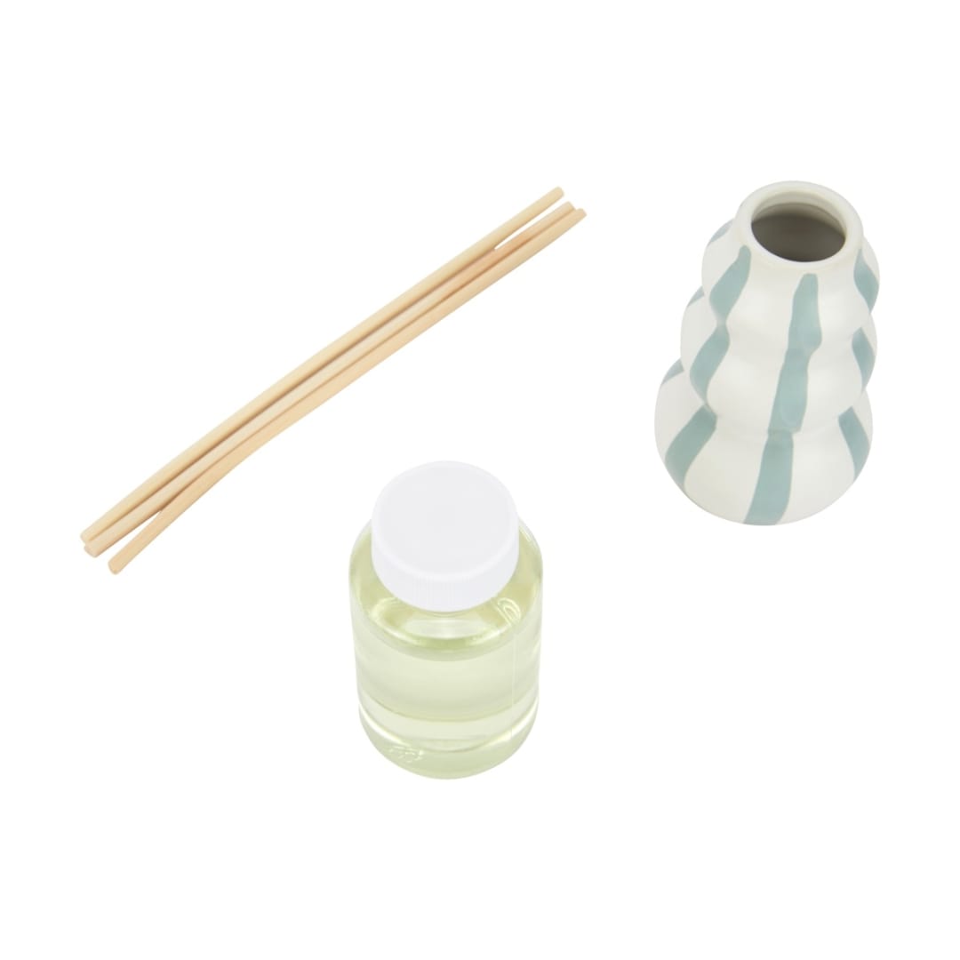 Ceramic Stripe Diffuser 150ml - Kmart