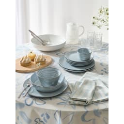 4 Pack Blue Stripe Napkins - Kmart