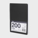 A5 Spiral Notebook - Black - Kmart