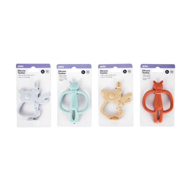 Silicone Teether - Assorted - Kmart NZ
