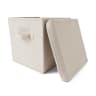 Linen Look Storage Box - Kmart