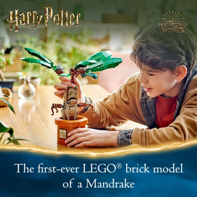 LEGO Harry Potter Mandrake Plant Toy Magical Gift 76433 - Kmart