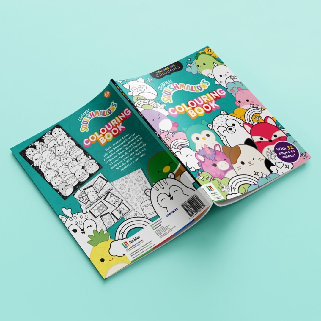 Kaleidoscope Colouring: Original Squishmallows Colouring Book - Kmart