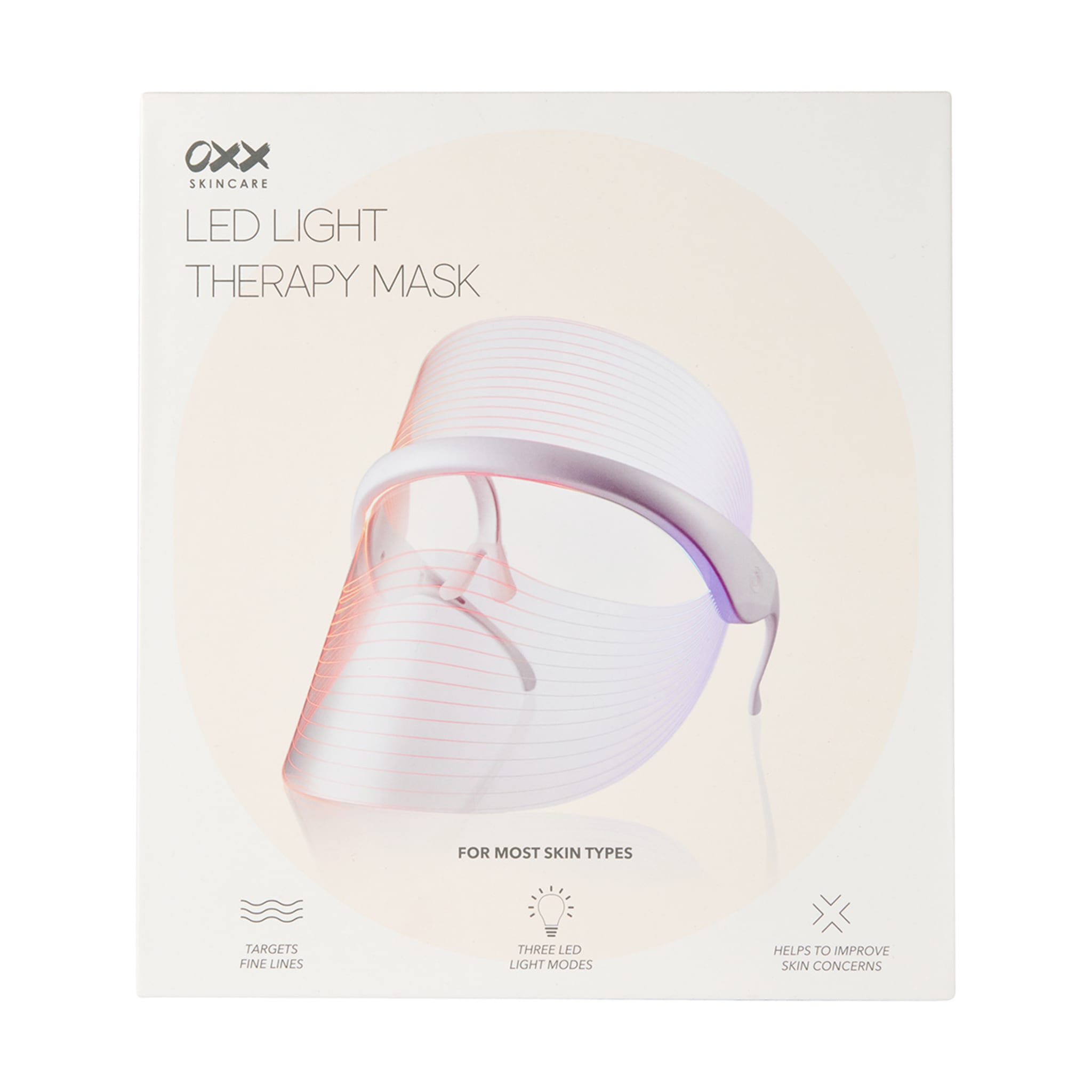 OXX Skincare LED Light Therapy Mask - Kmart