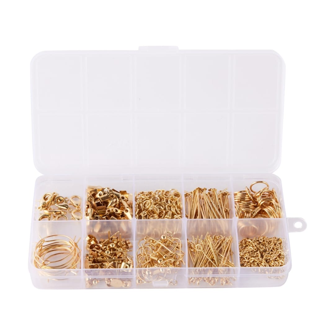 Jewellery Making Set - Gold Look - Kmart