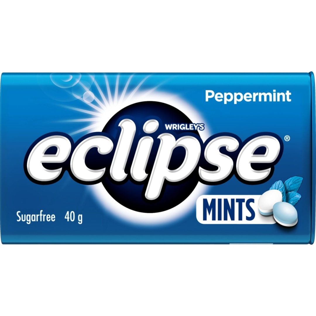 Wrigley's Eclipse Peppermint Sugarfree Mints Tin 40g - Kmart