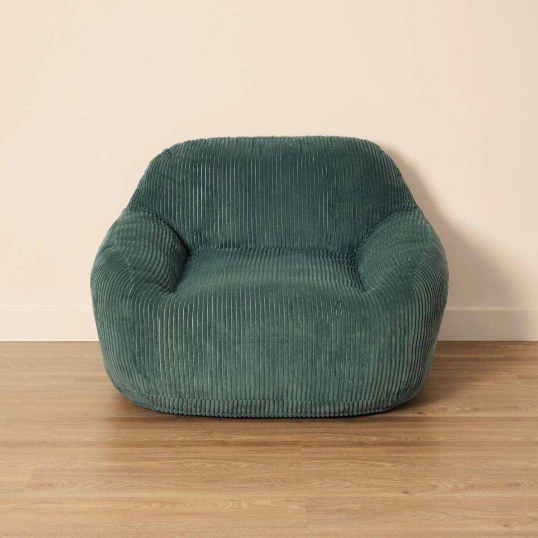 Expanding Chair Green Corduroy - Kmart