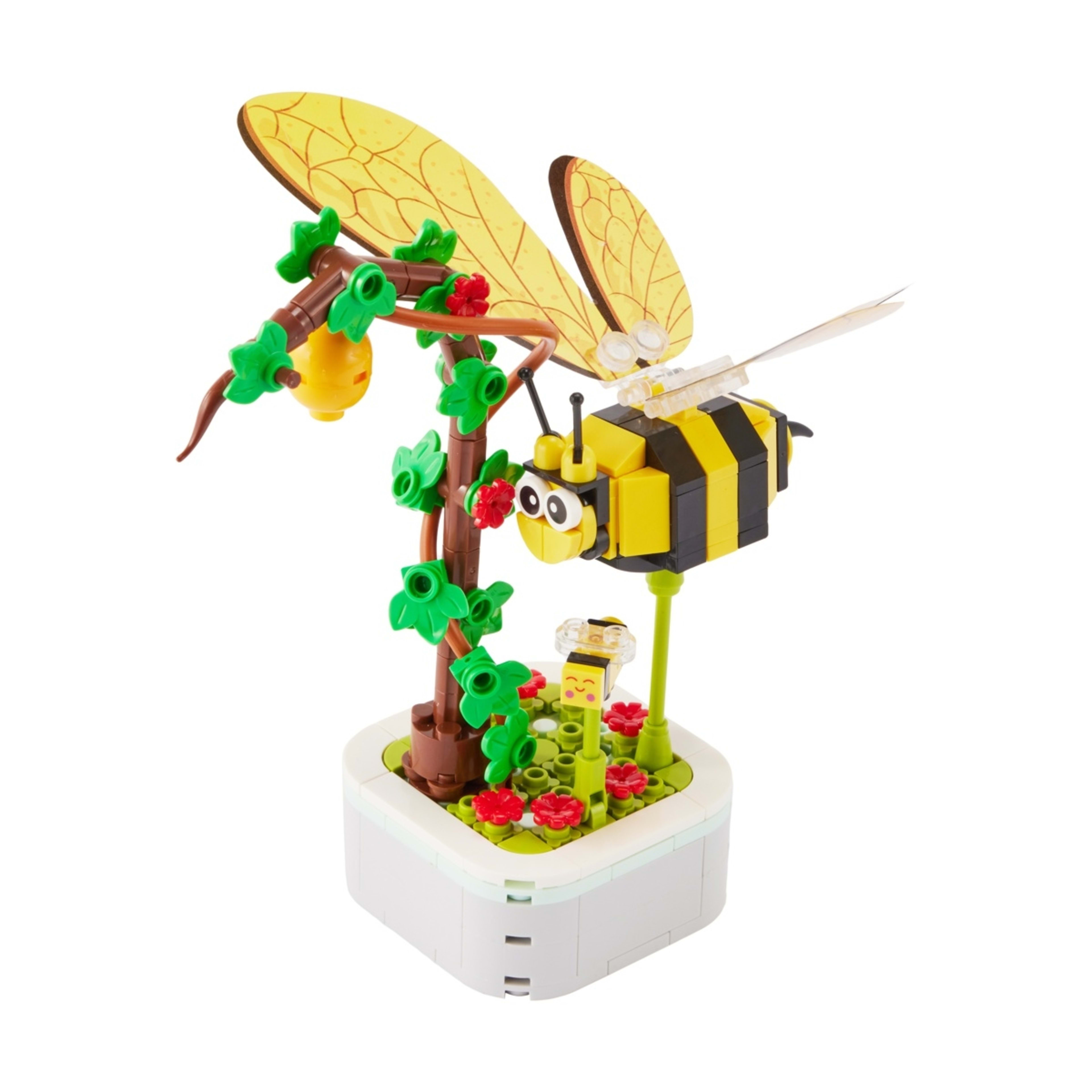 Mini Blocks Flower Series: Plant with Insect - Assorted - Kmart
