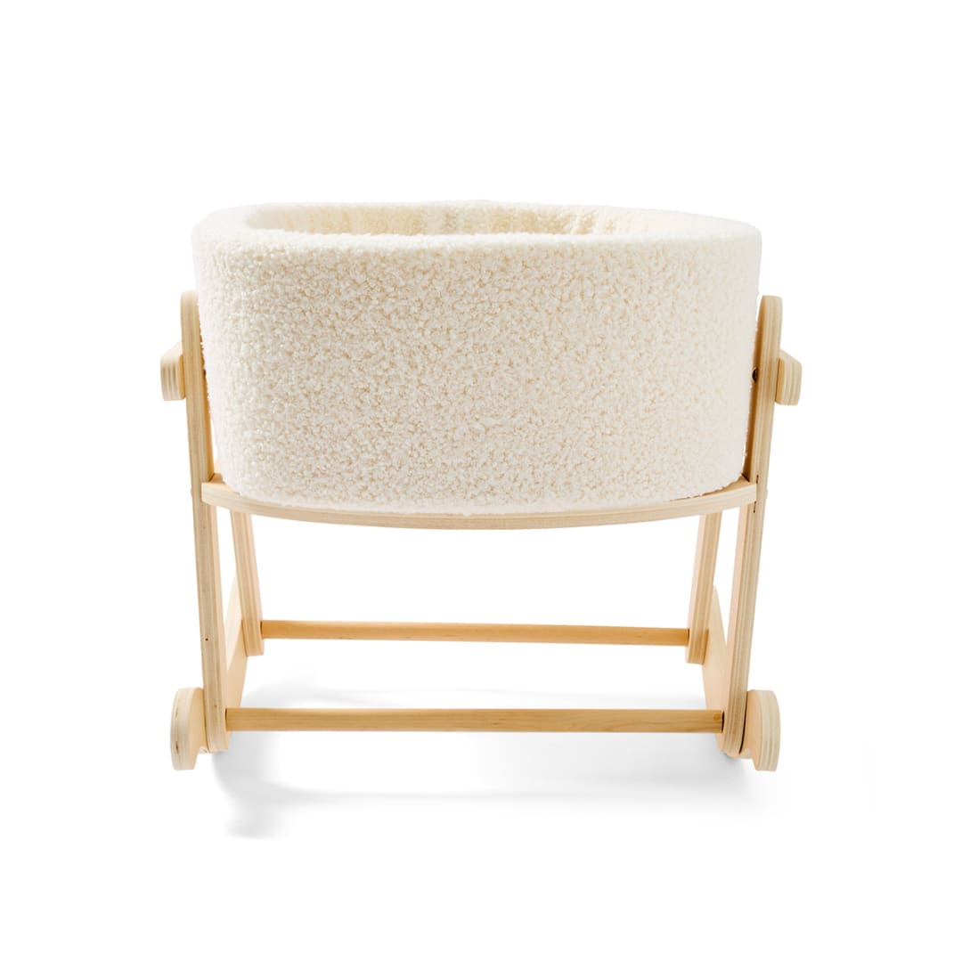 3 Piece Wooden Boucle Bassinet - Kmart