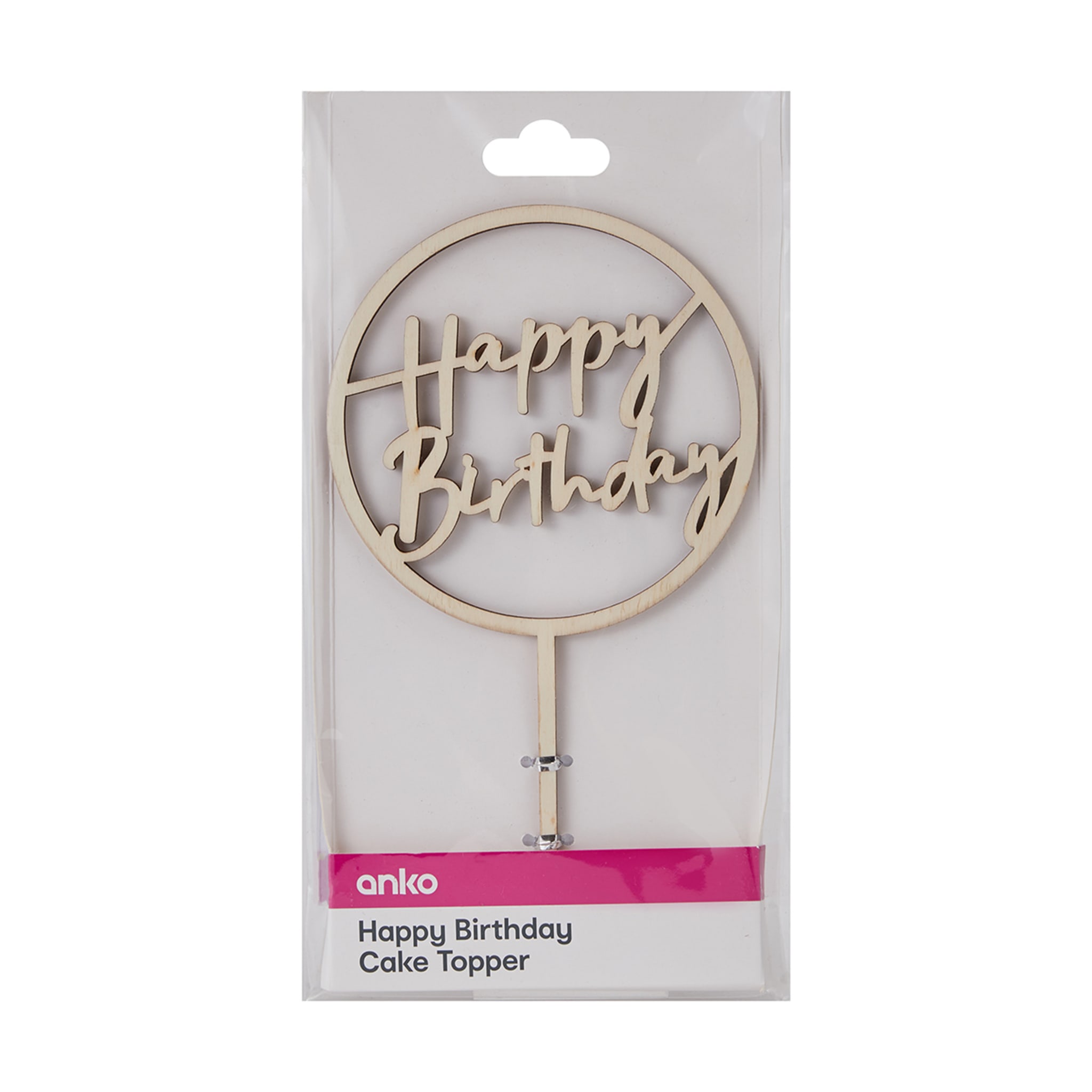 Happy Birthday Cake Topper - Kmart
