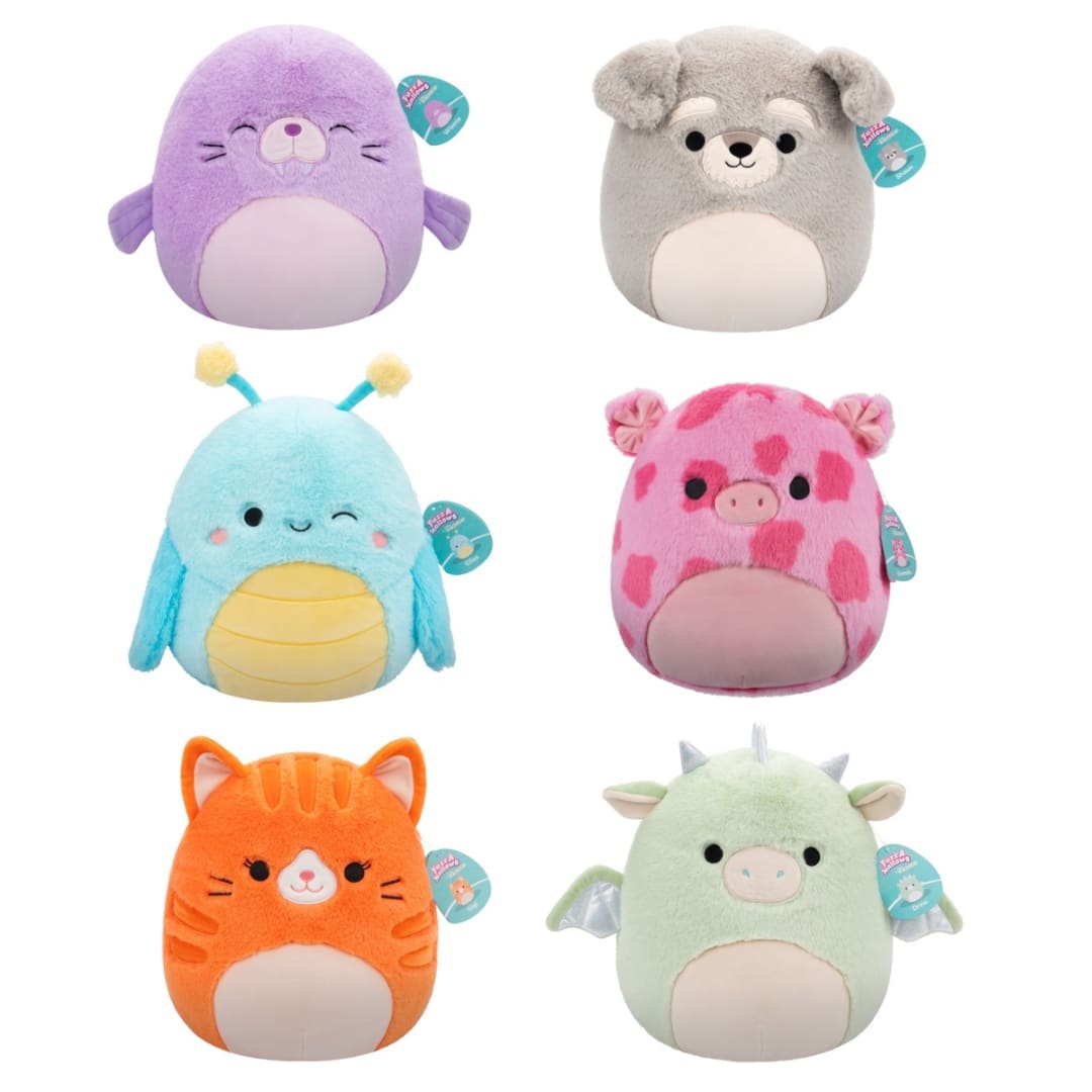 30cm Squishmallows FuzzAMallows Original Plush Toy - Assorted - Kmart