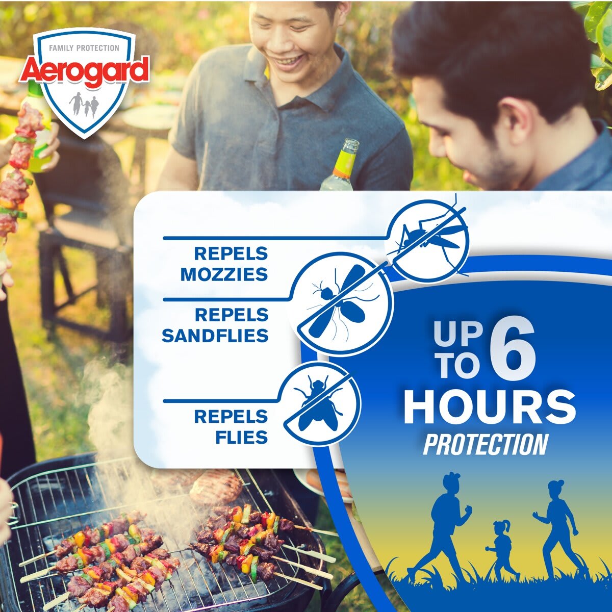 Aerogard Body Odourless Protection Insect Repellent Aerosol Spray 300g ...