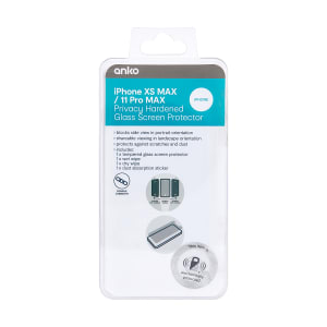 iPhone XS Max / 11 Pro Max Privacy Hardened Glass Screen Protector - Kmart