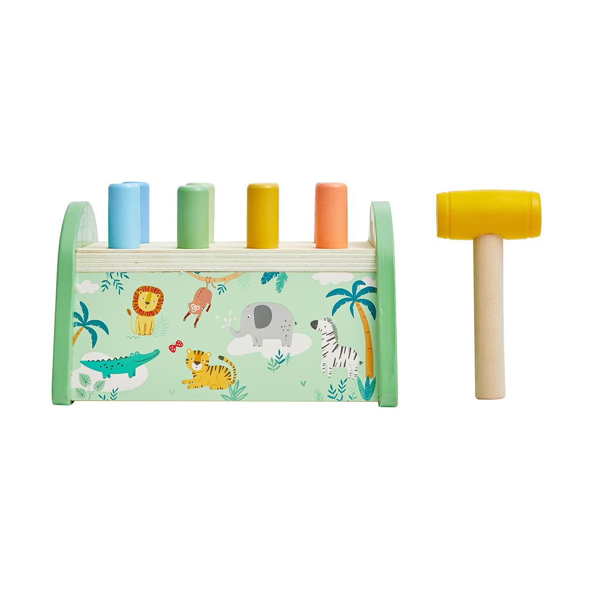 Wooden Jungle Pound Bench - Kmart
