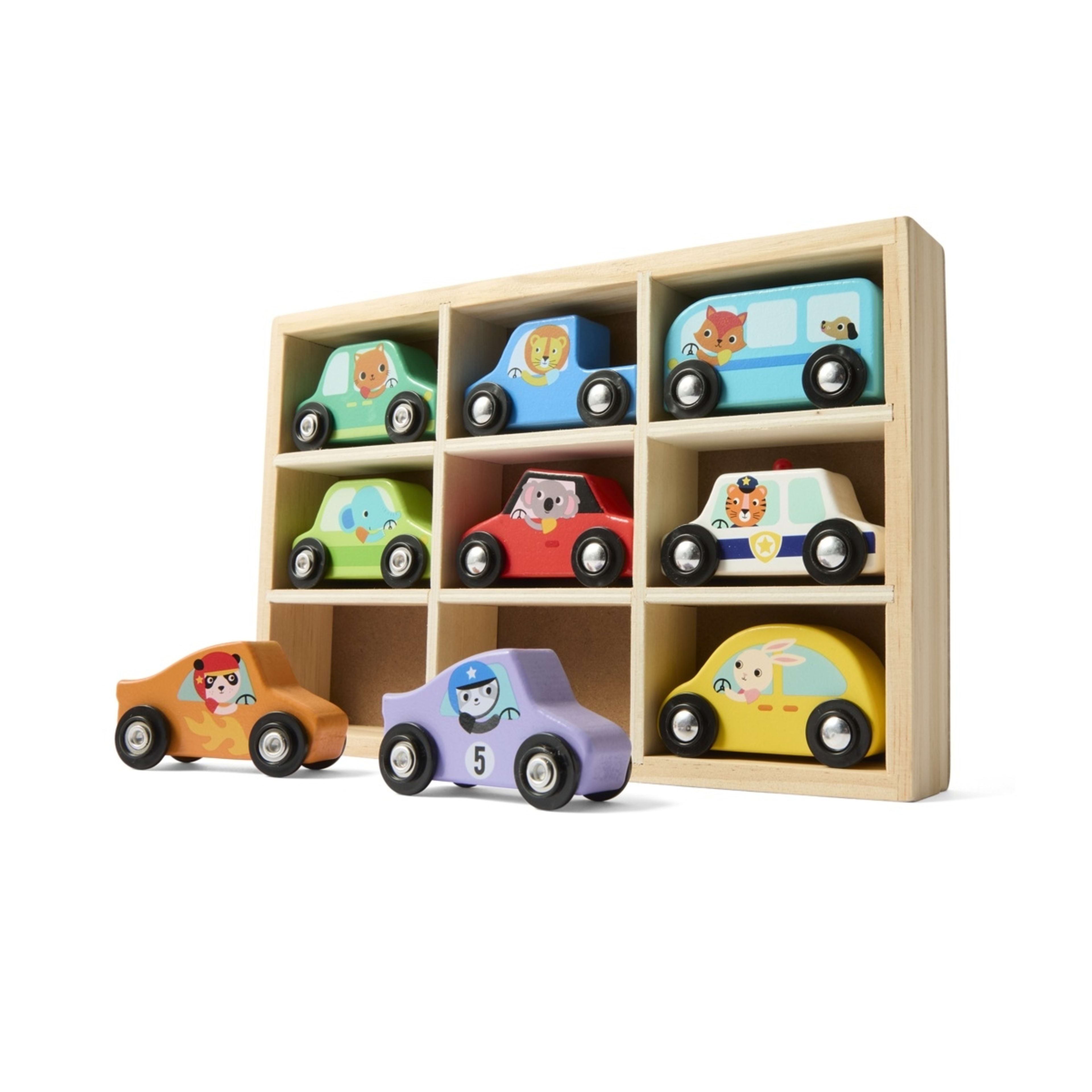 Wooden Car Set - Kmart