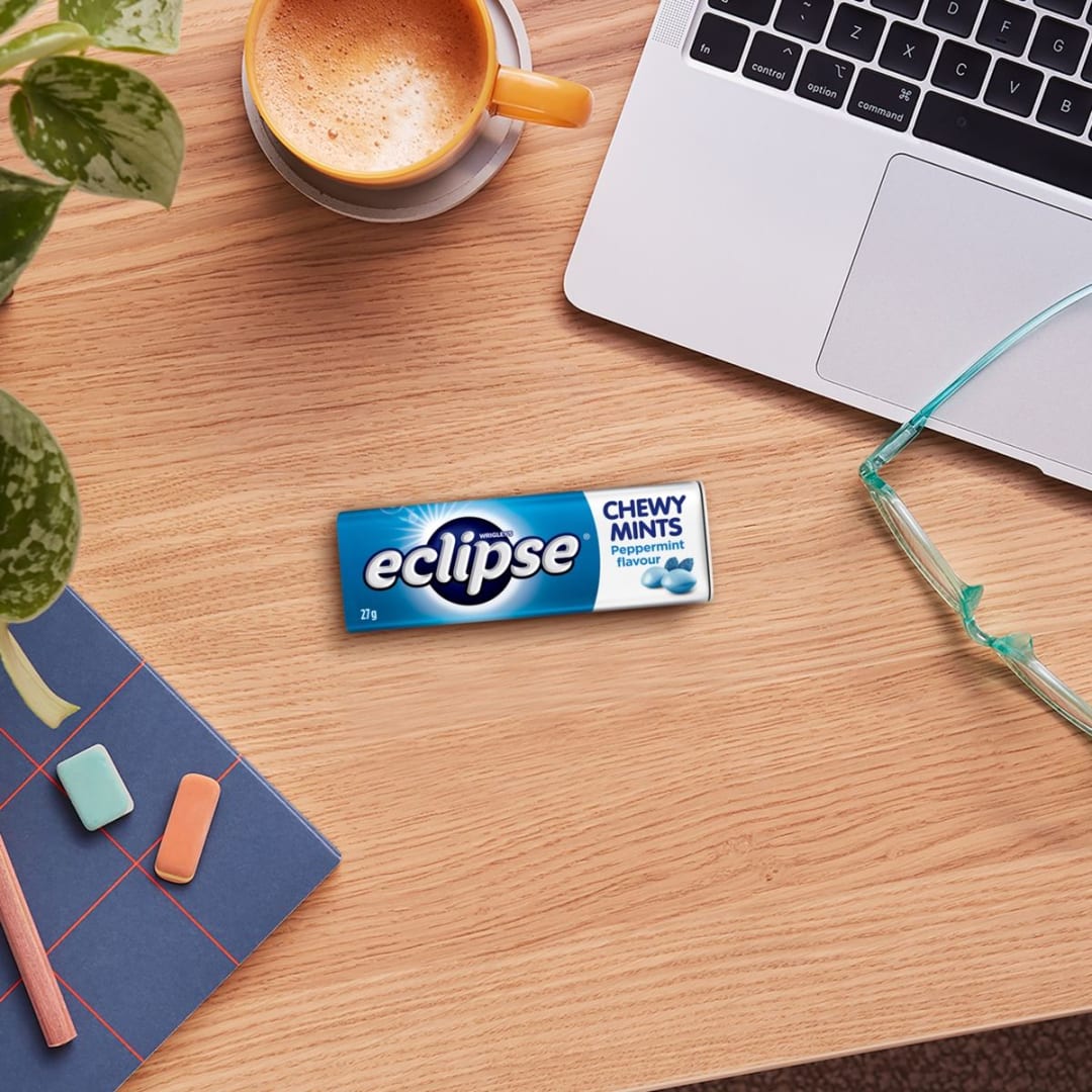 Wrigley's Eclipse Chewy Peppermint Mints 27g - Kmart