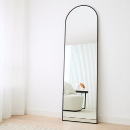 Arch Black Floor Mirror, 170cm x 50cm - Kmart