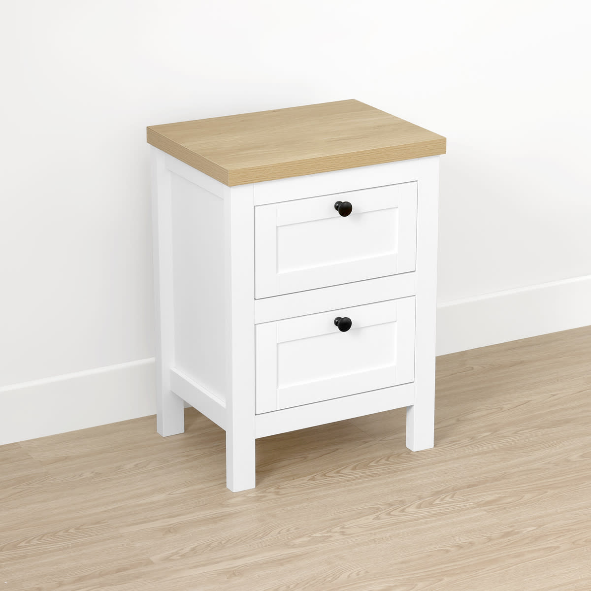 Camille 2 Drawer Bedside Table - Kmart