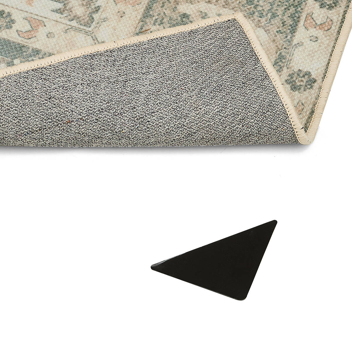 8 Pack Corner Rug and Mat Grips - Black - Kmart NZ