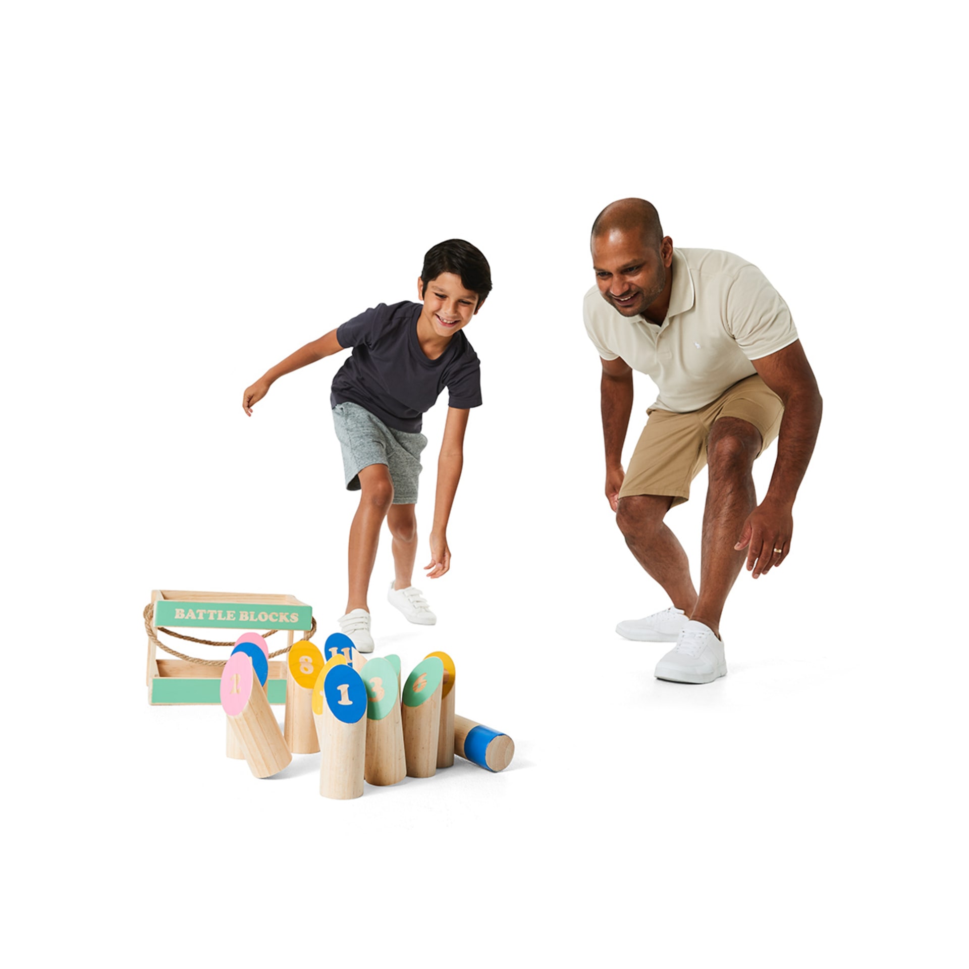 Wooden Battle Blocks - Kmart