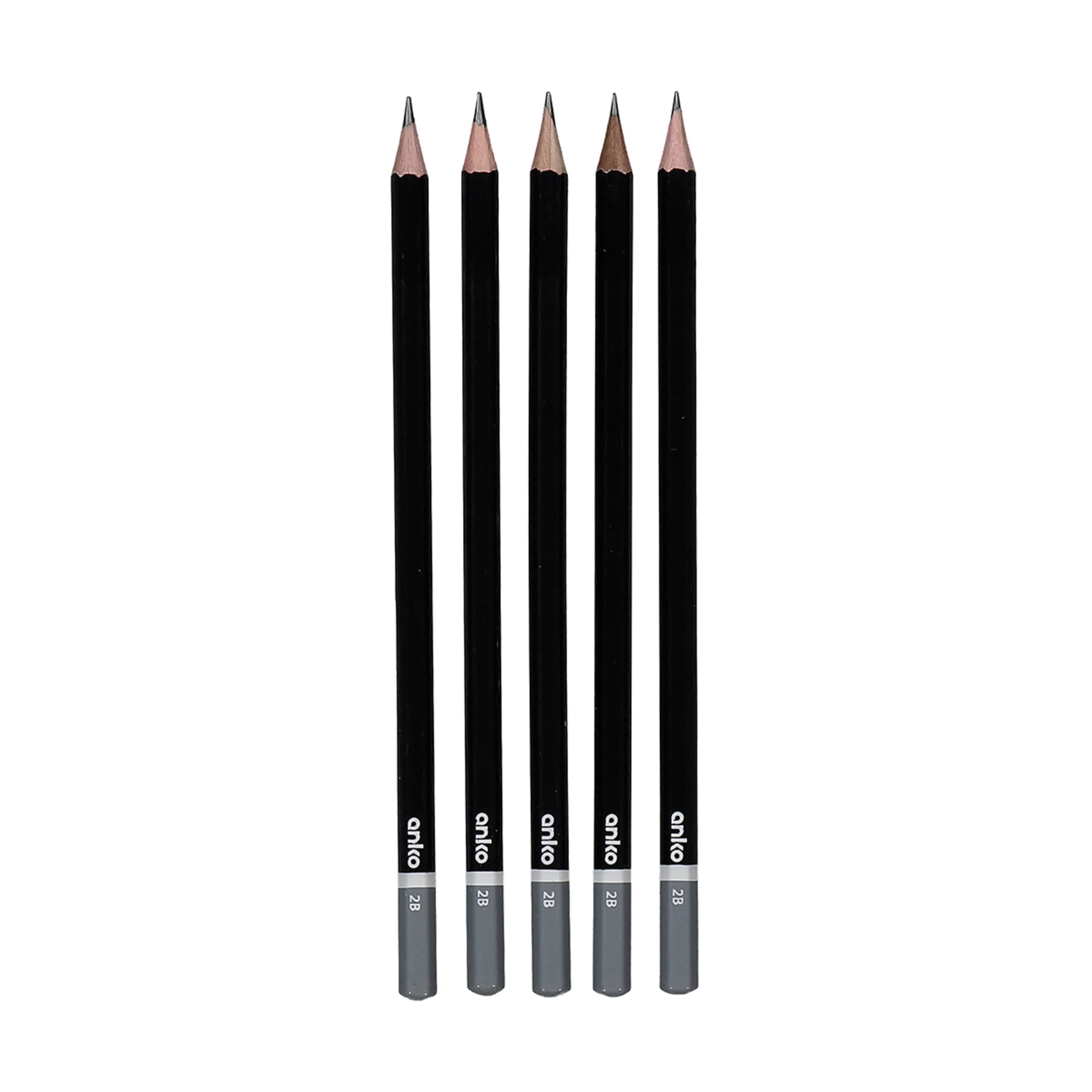 5 Pack 2B Pencils - Kmart
