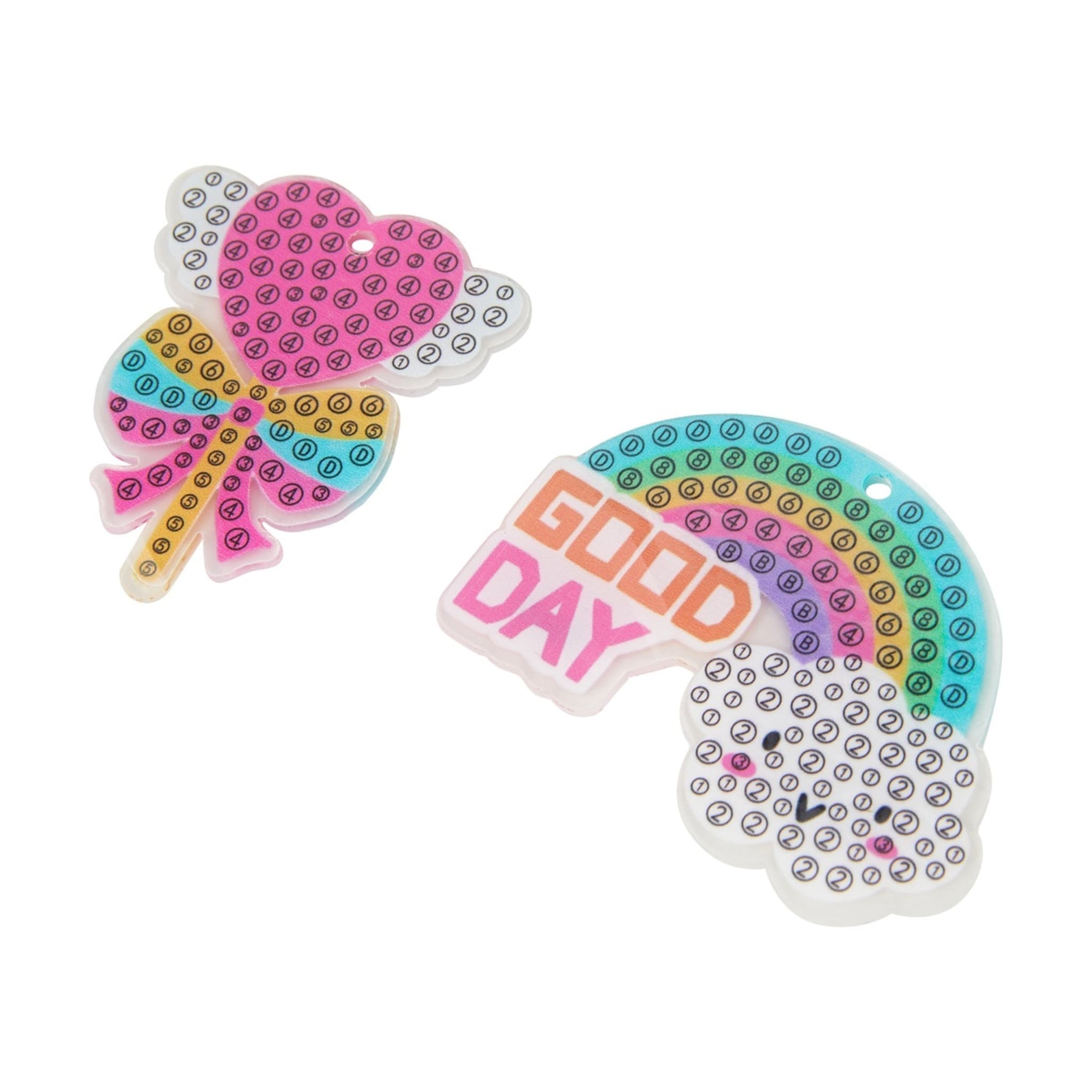 Make Your Own Gem Keychains: Gem by Numbers Keyring Set - Kmart