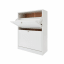 2 Tier Panelled Shoe Cabinet - Kmart