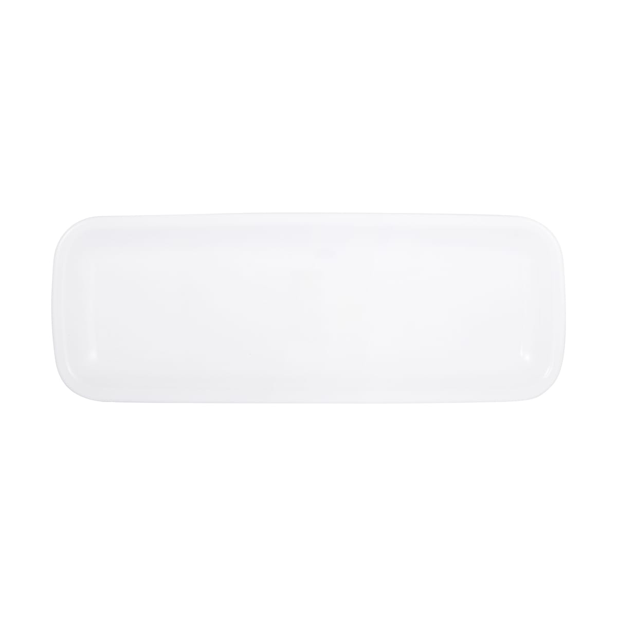 White Rectangle Food Tray - Kmart