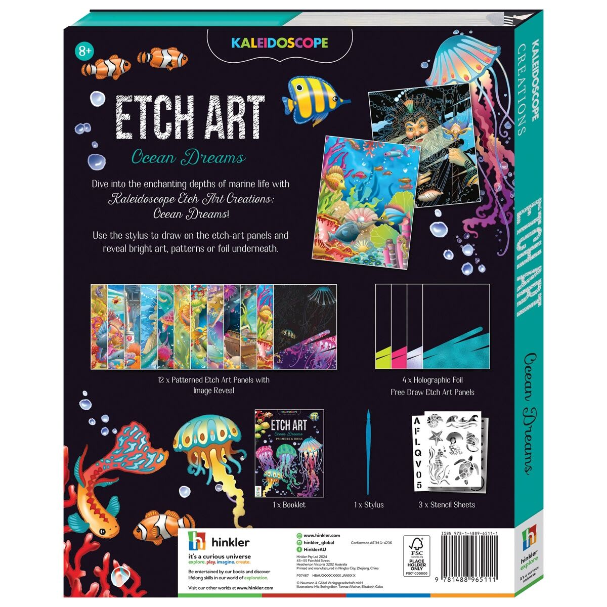 Kaleidoscope Etch Art Creations: Ocean Dreams - Book - Kmart