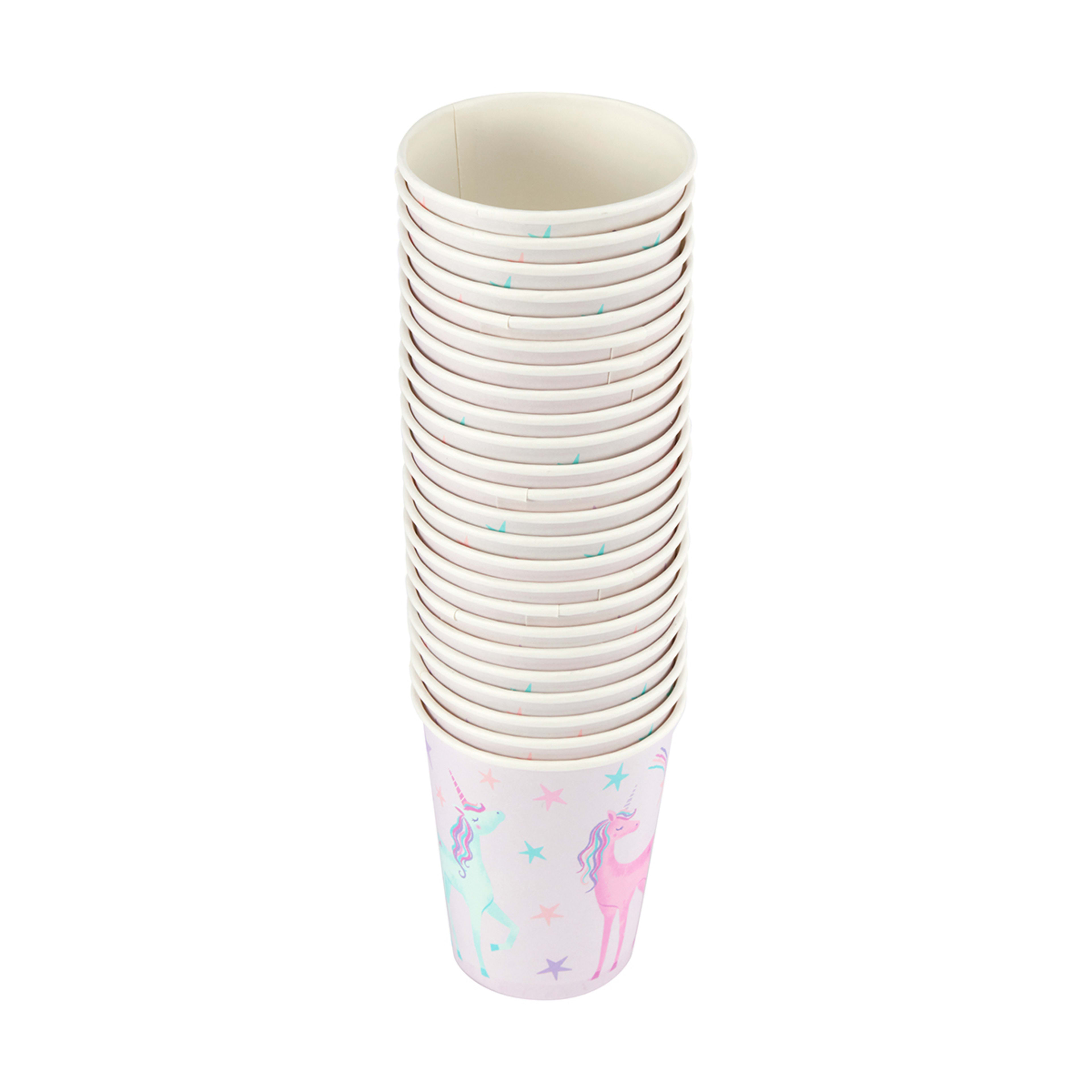 24 Pack Unicorn Paper Cups - Kmart