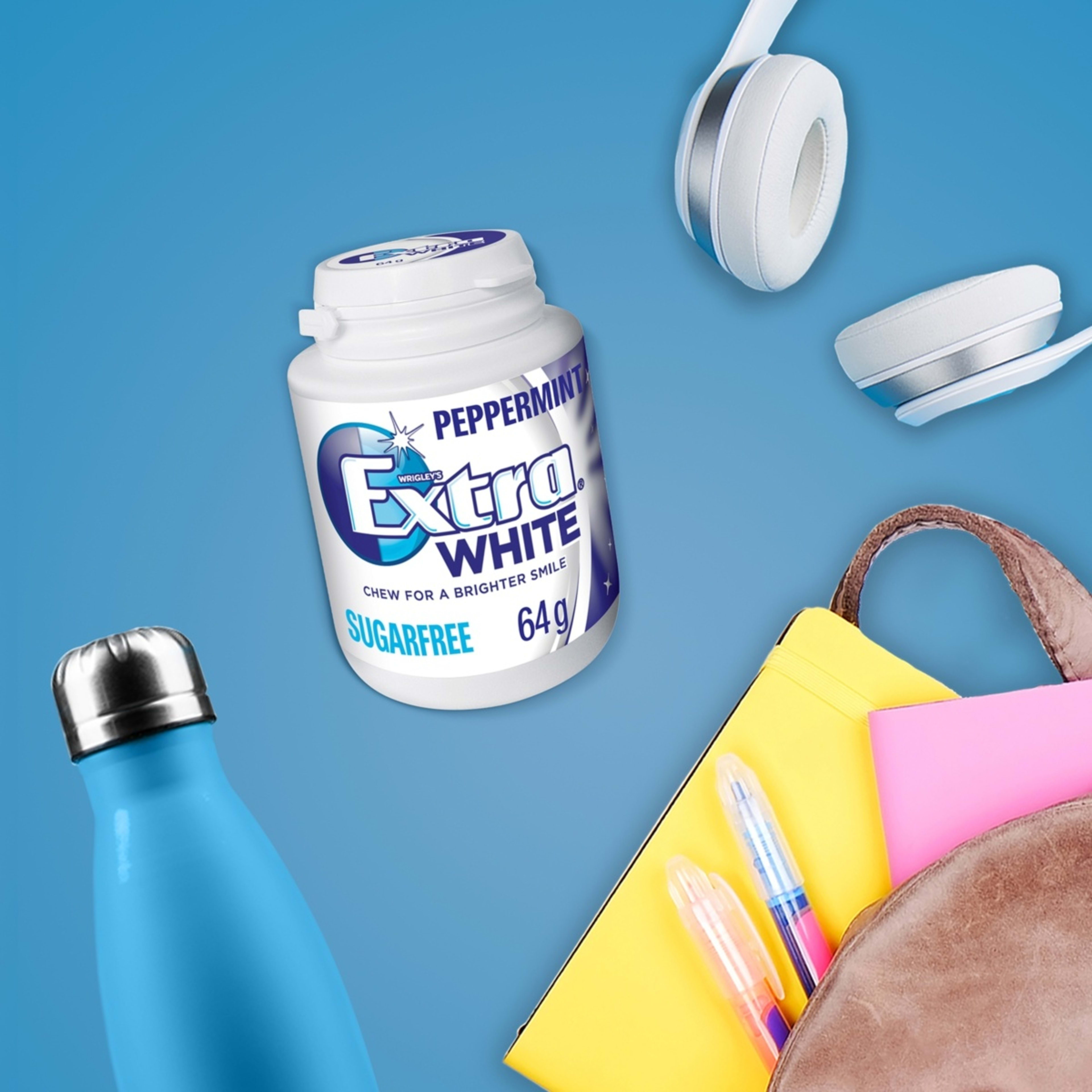 Wrigley's Extra White Peppermint Sugar Free Bottle 64g - Kmart