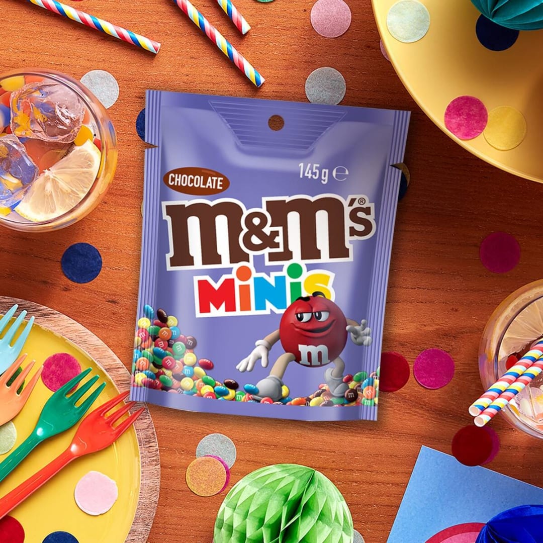 M&M's Minis Milk Chocolate Snack and Share Bag 145g - Kmart