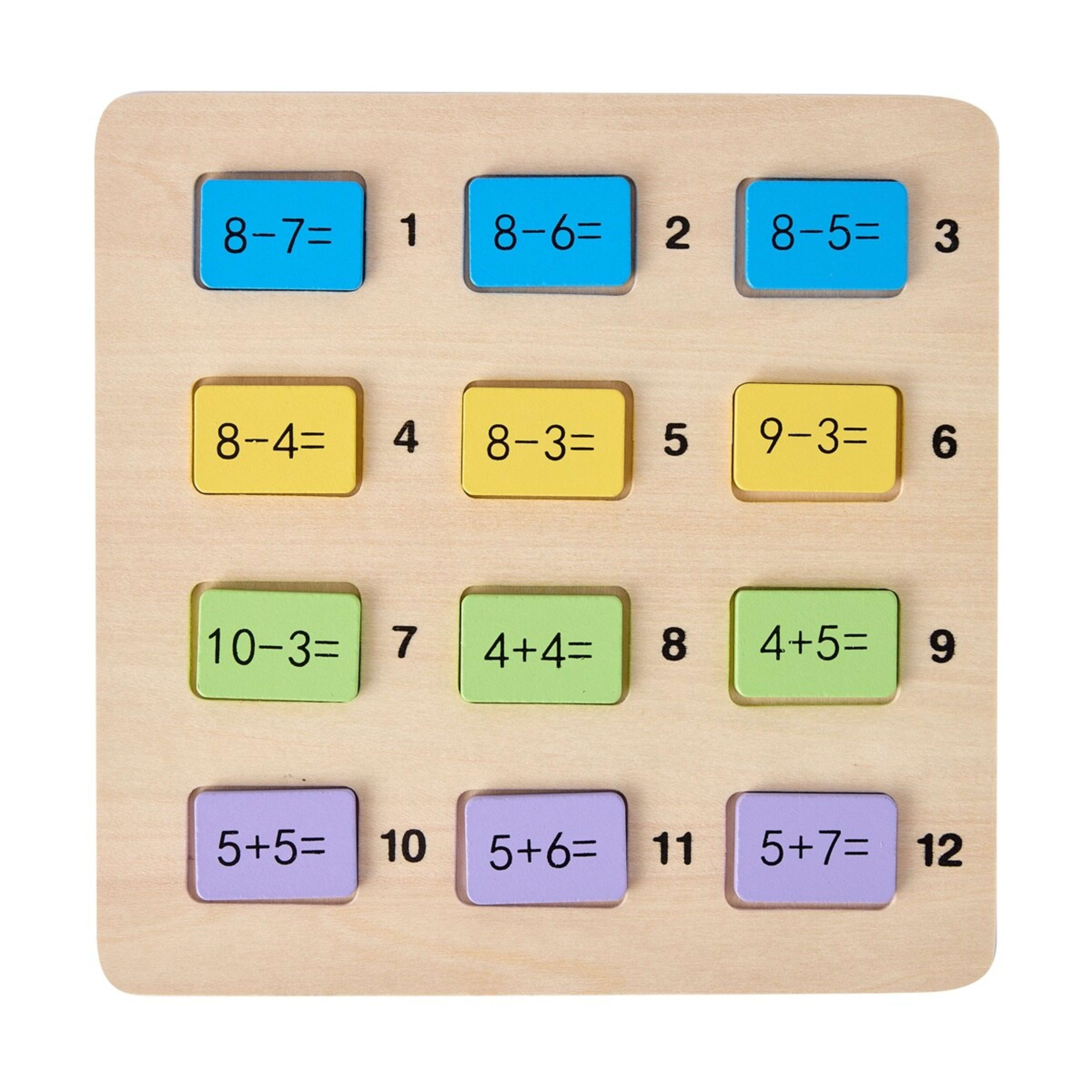 Wooden Maths Learning Game - Kmart