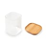800ml Glass Container with Bamboo Lid - Kmart