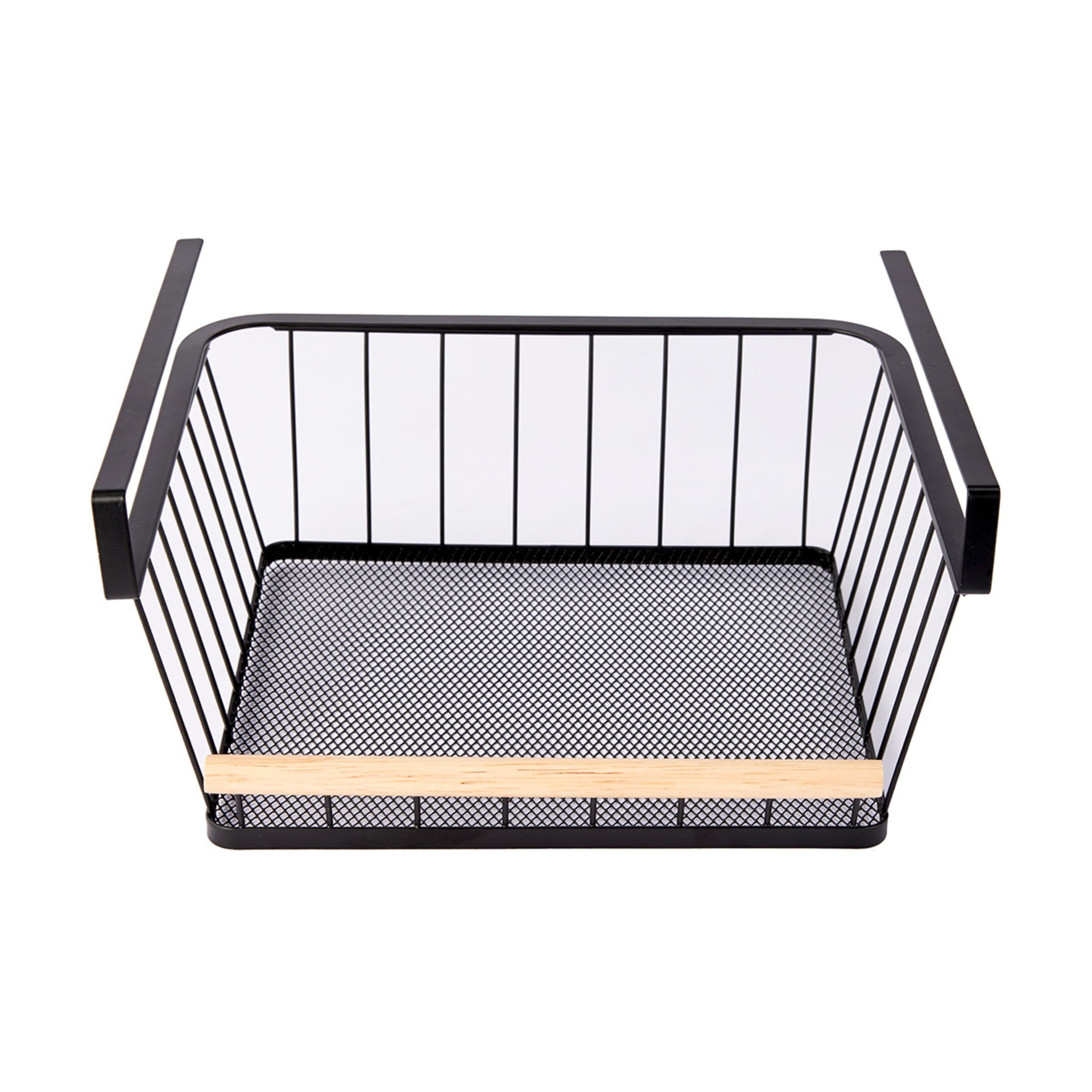 Wire and Wood Undershelf Basket - Kmart