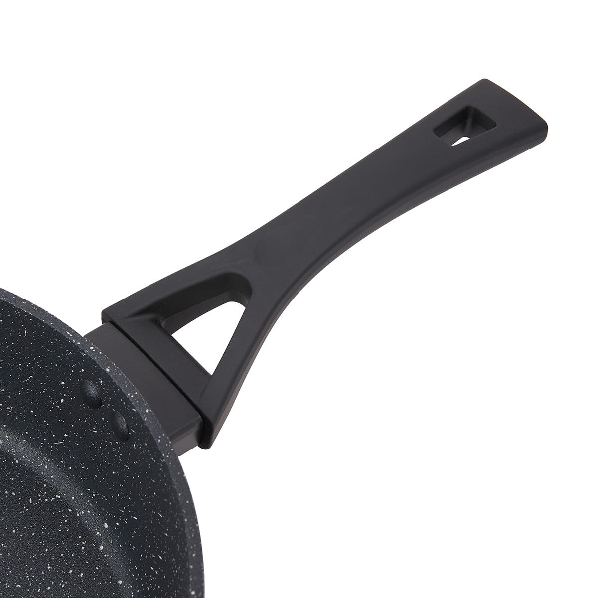30cm Stone Blast Saute Pan - Black - Kmart