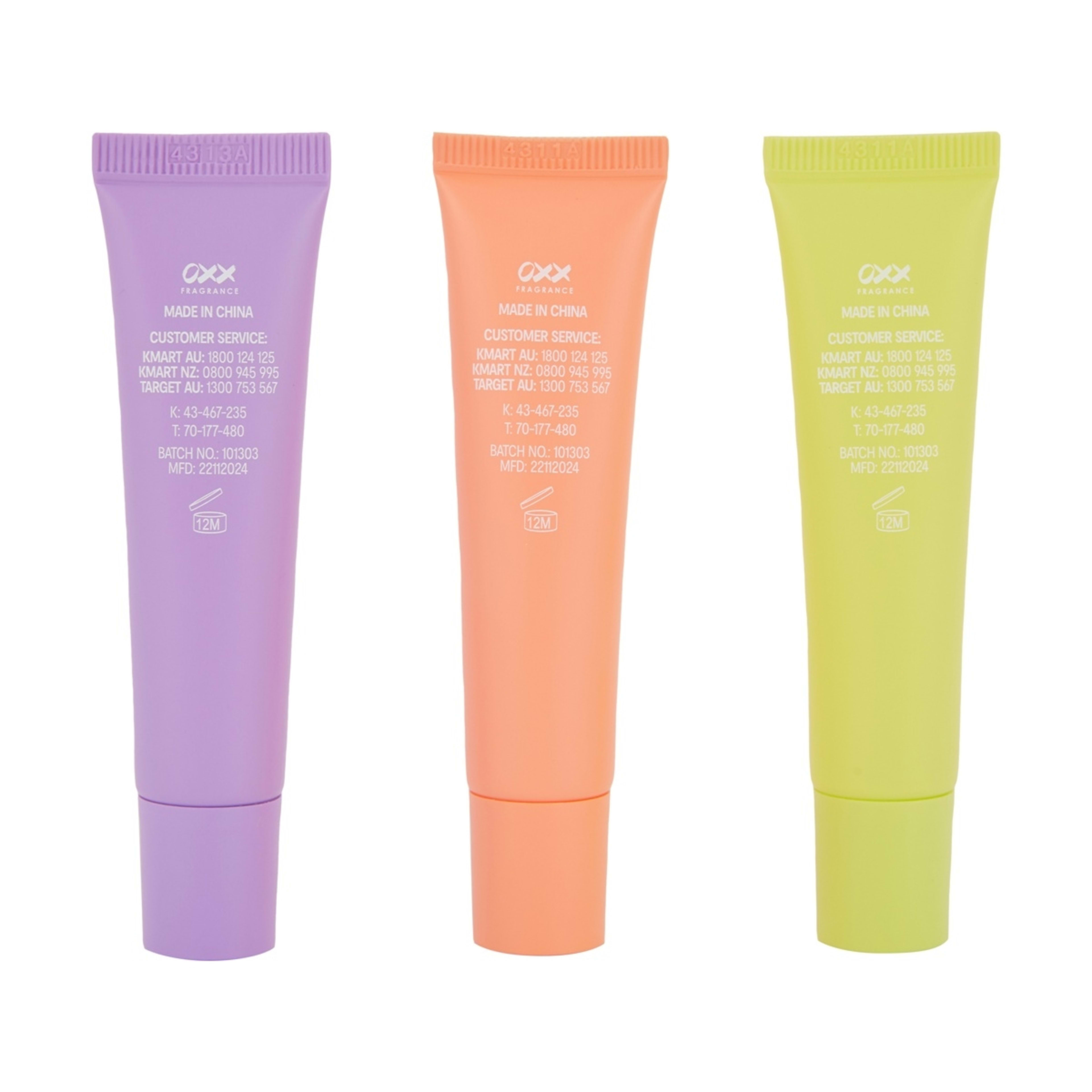 OXX Fragrance Summer Solstice Lip Gloss Trio - Kmart