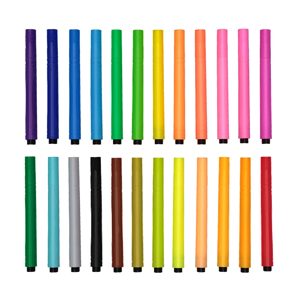 24 Pack Triangular Markers - Kmart