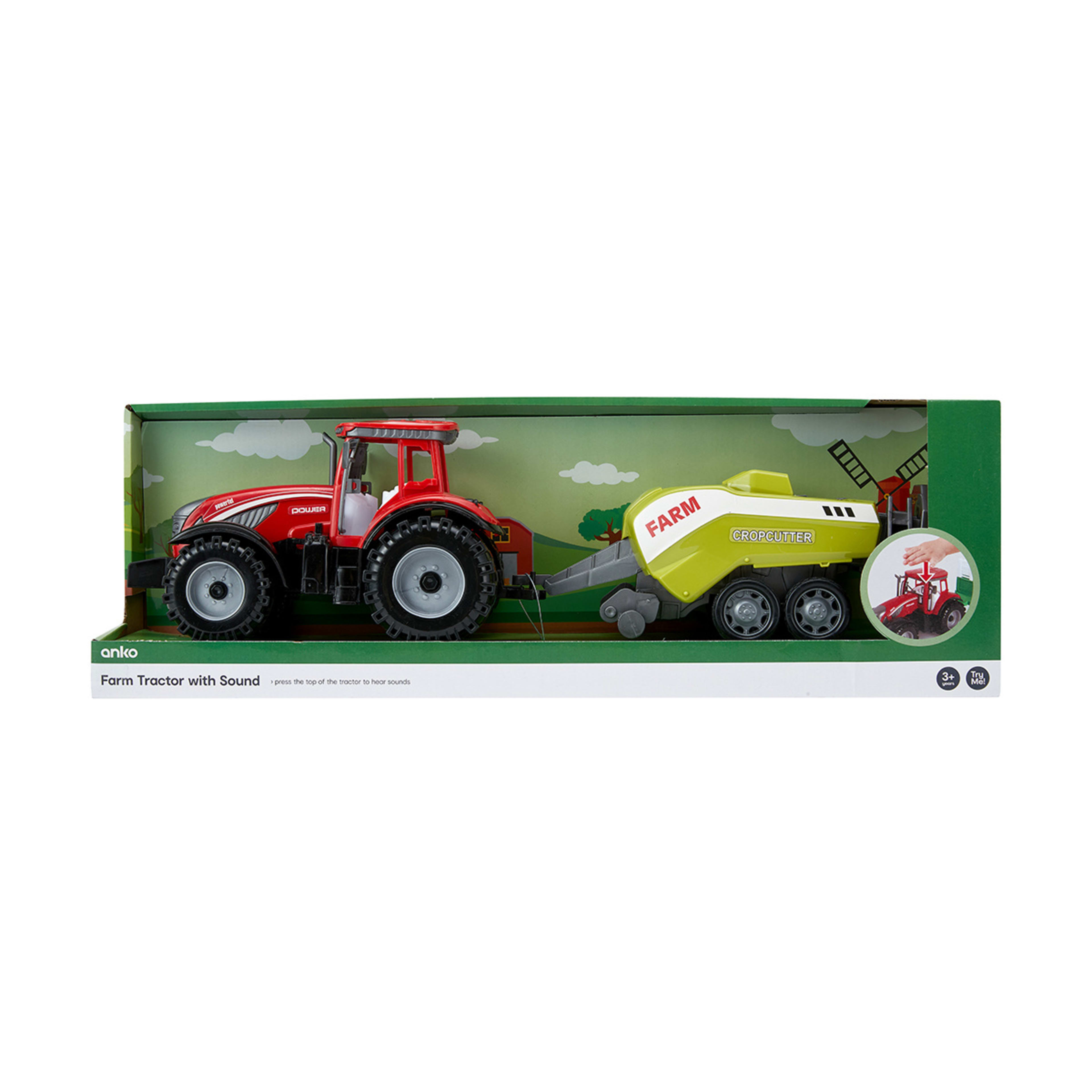 Farm Tractor with Sound - Assorted - Kmart