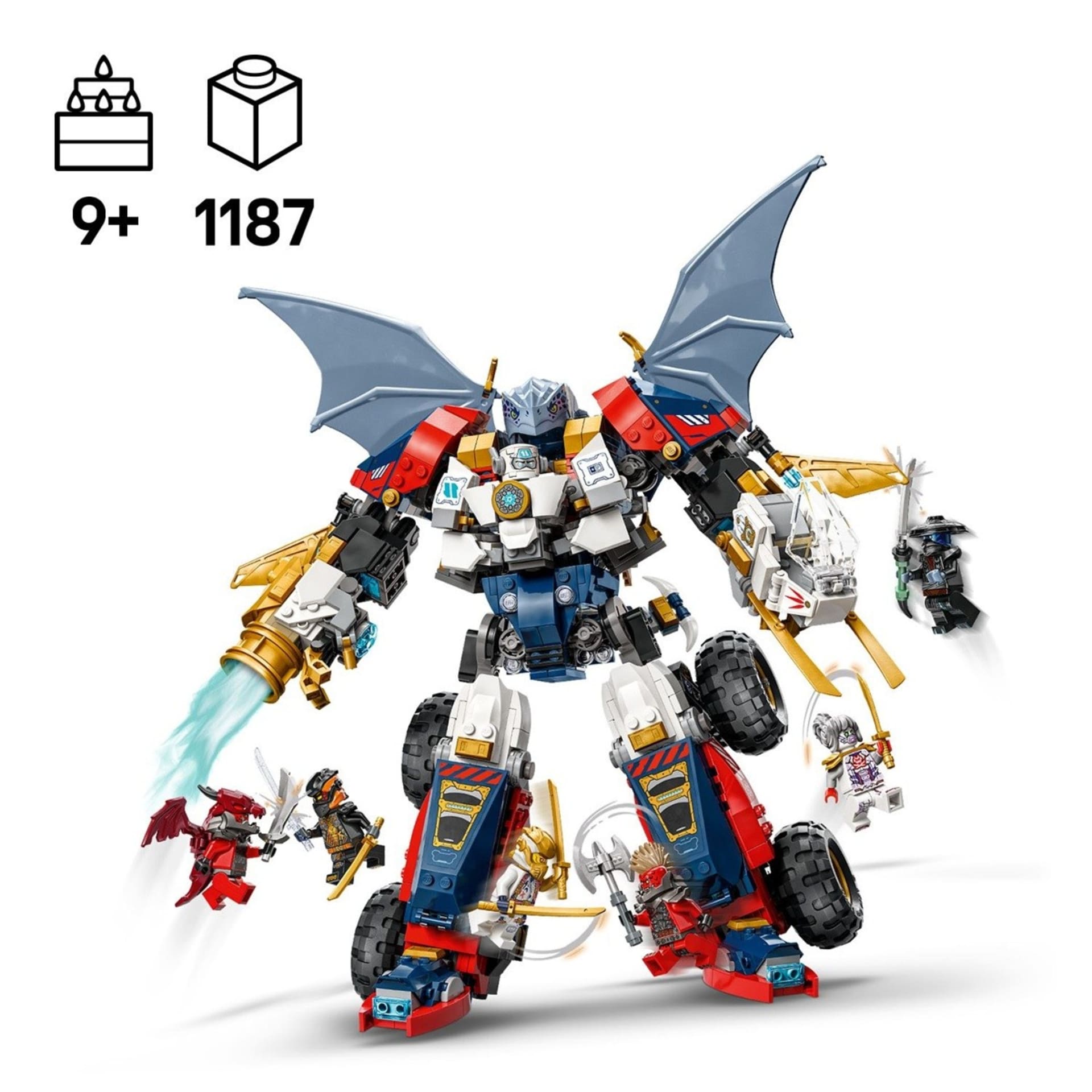 LEGO NINJAGO Zane's Ultra Combiner Mech 71834 - Kmart