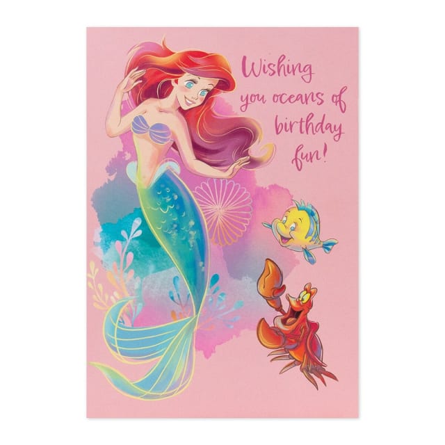 Hallmark Disney Princess Interactive Sound Card - Wishing You Oceans of ...