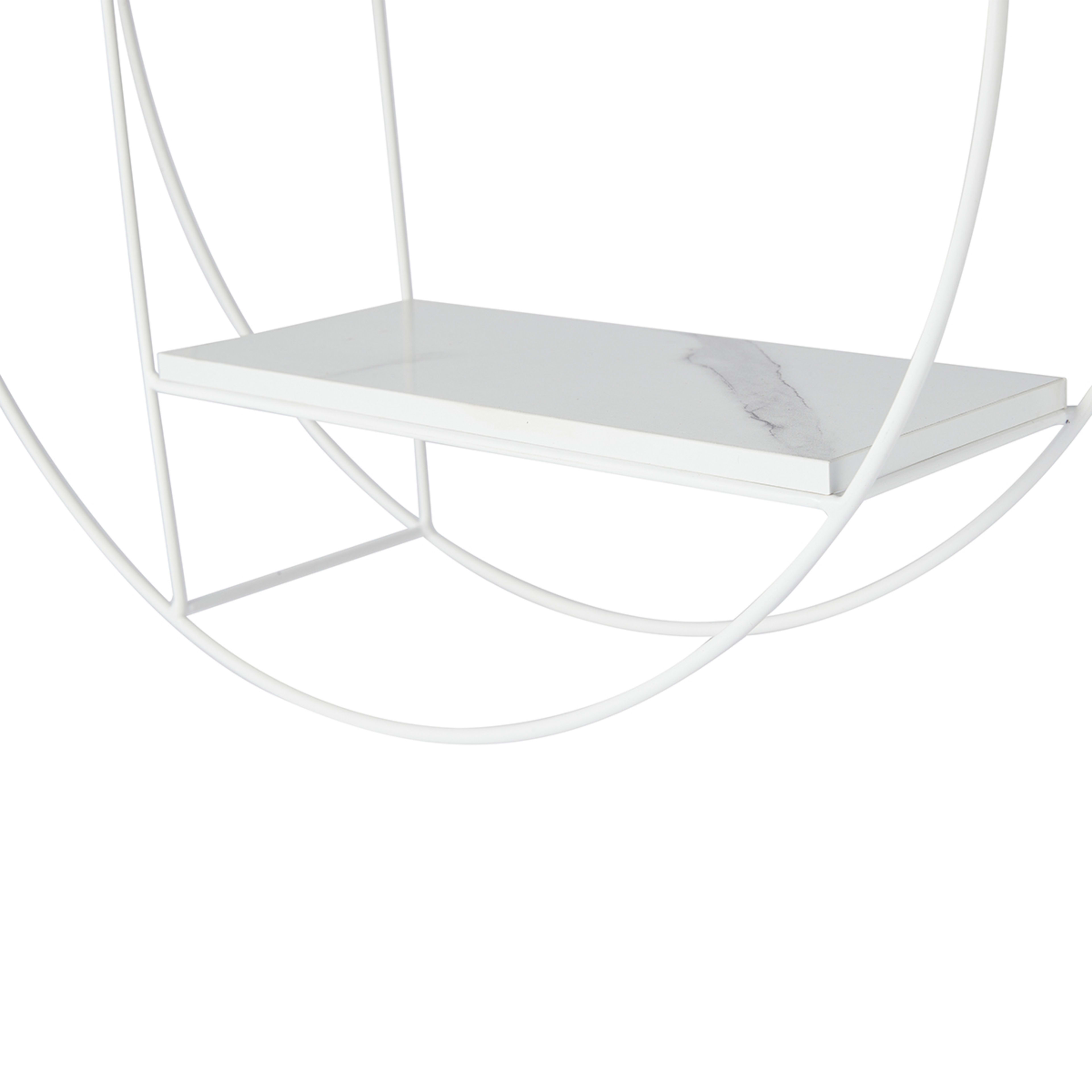 Marble Look Round Shadow Box - Kmart