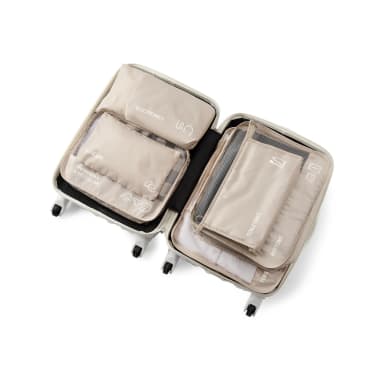 7 Piece Packing Cube - Beige - Kmart NZ