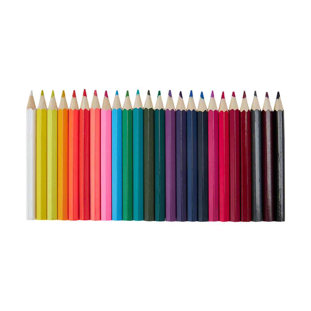24 Pack Junior Artist Mini Colour Pencils - Kmart