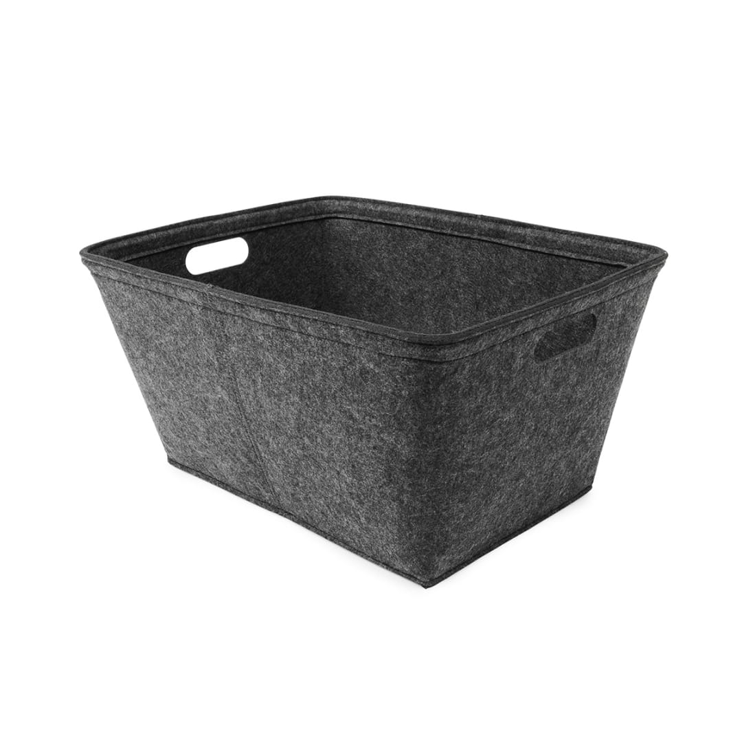 Felt Tub - Medium, Charcoal - Kmart
