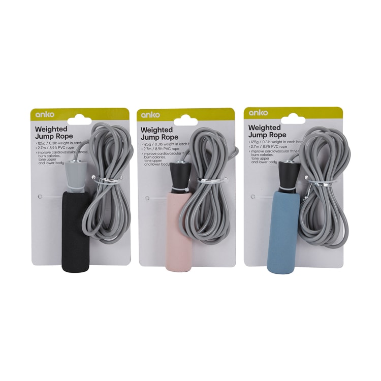 Weighted Jump Rope - Assorted - Kmart