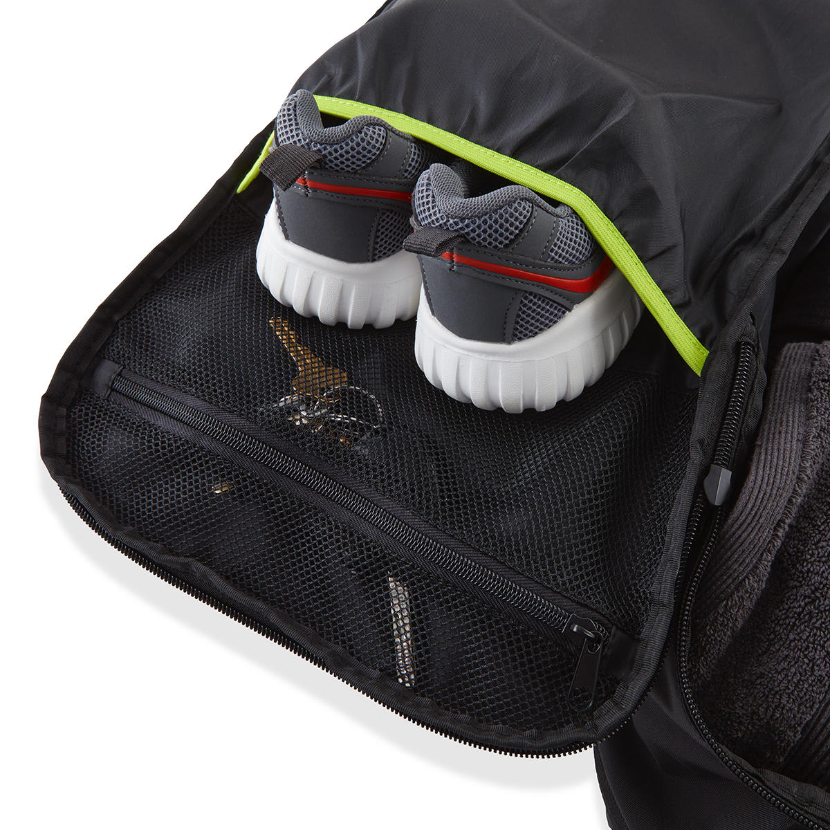 2 in 1 Convertible Duffle Backpack - Black - Kmart