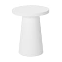 White Textured Side Table - Kmart
