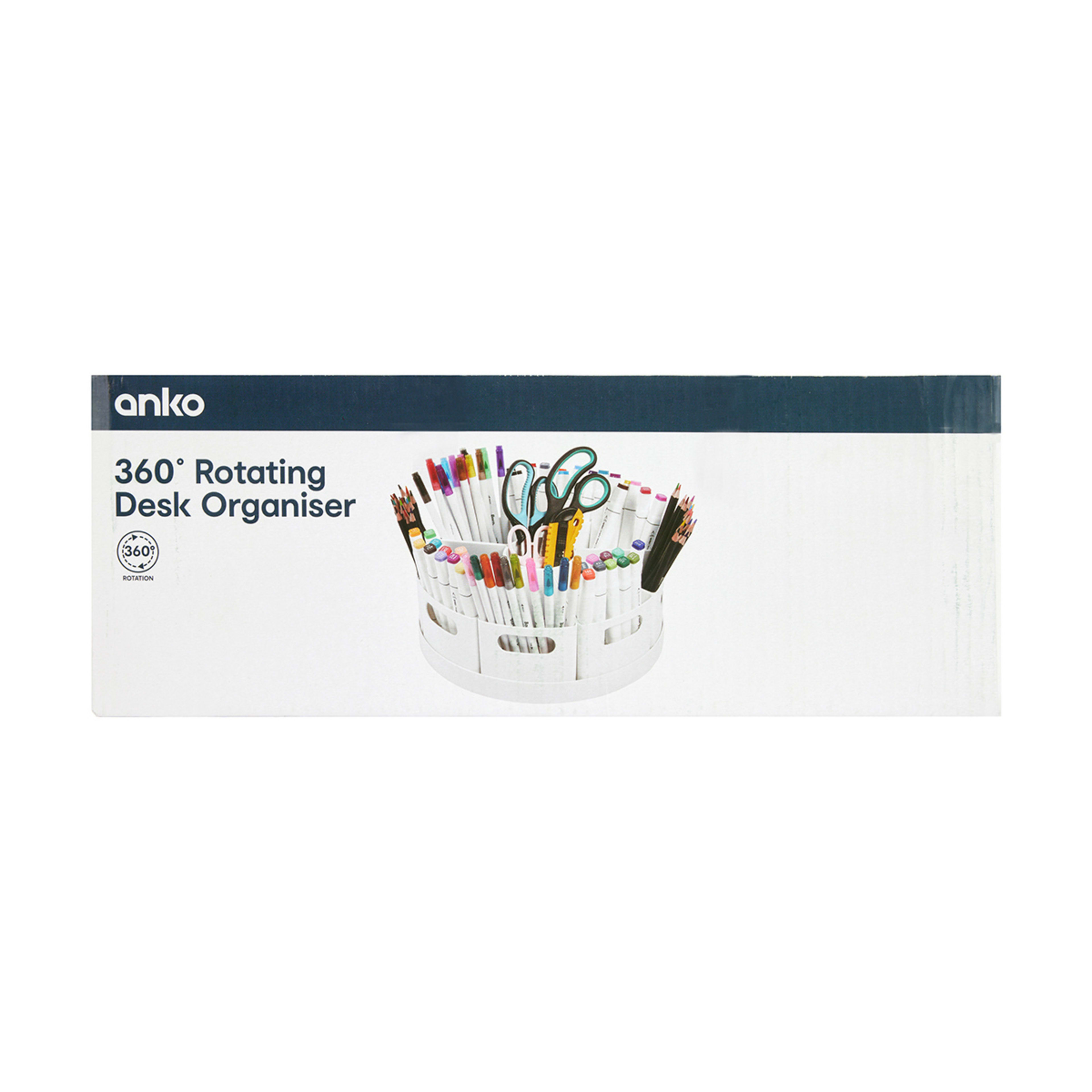10 Piece Rotating Desk Organiser - Kmart
