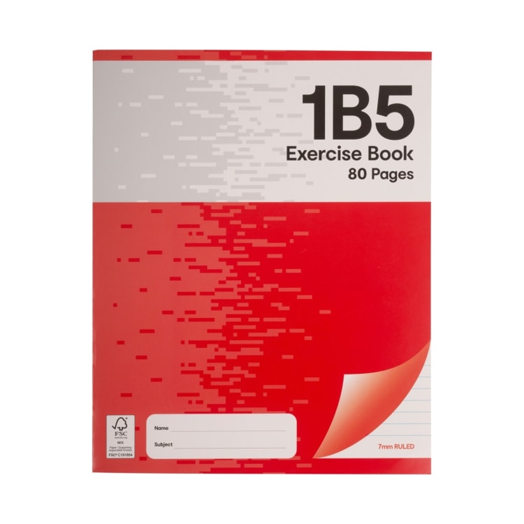 80 Page 1B5 Exercise Book - Kmart NZ
